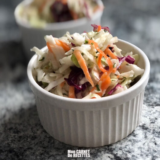 Salade de chou traditionnelle - Mon Carnet De Recettes